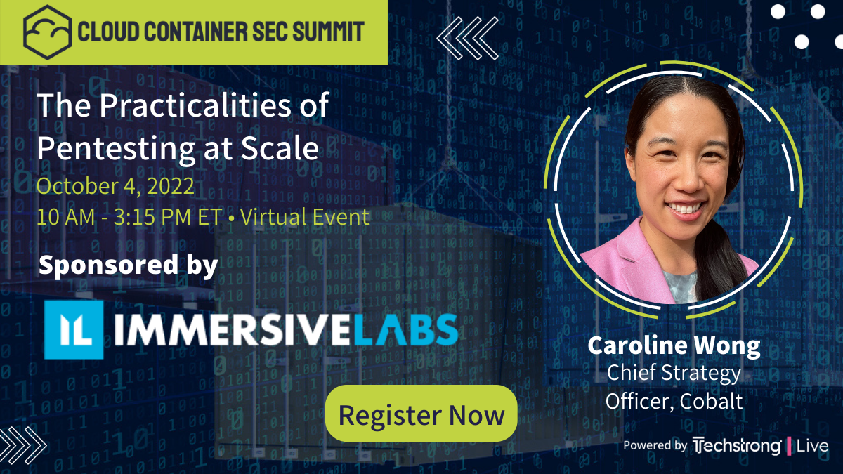 Caroline Wong - The Practicalities of Pentesting at Scale - Techstrong TV