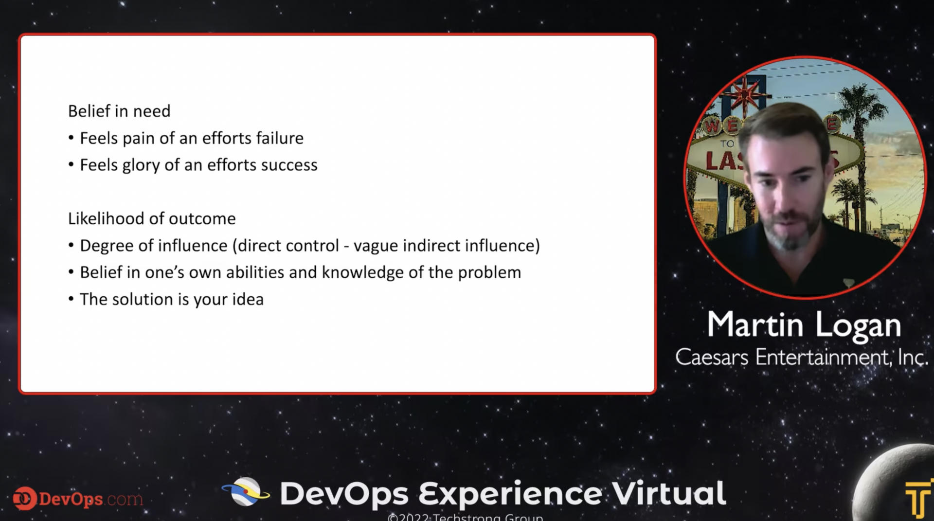 Martin Logan, Caesars Entertainment | DevOps Experience 2022 - Techstrong TV