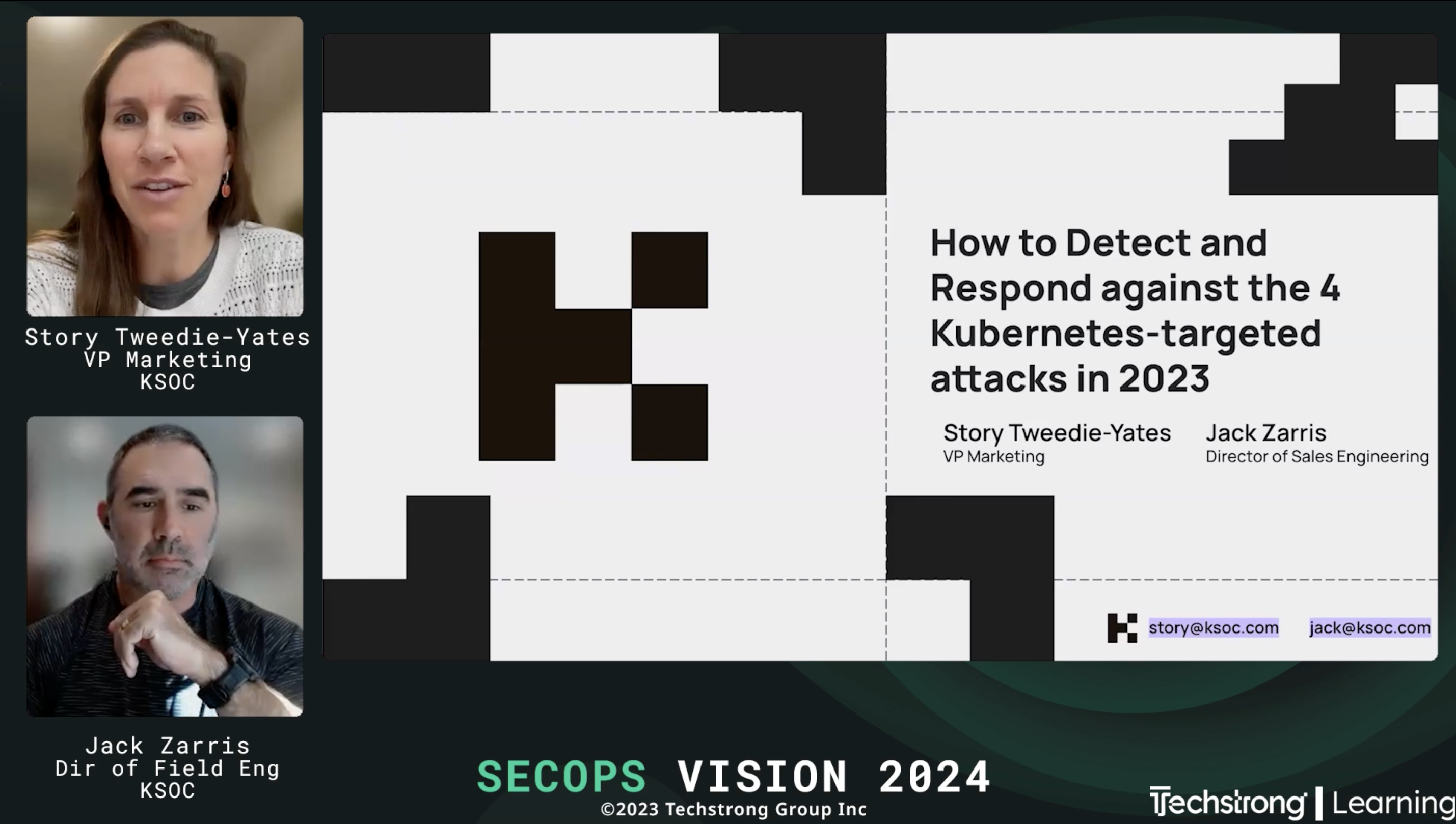 Detection And Response Against Kubernetes Targeted Attacks Secops Vision 2024 Techstrong Tv