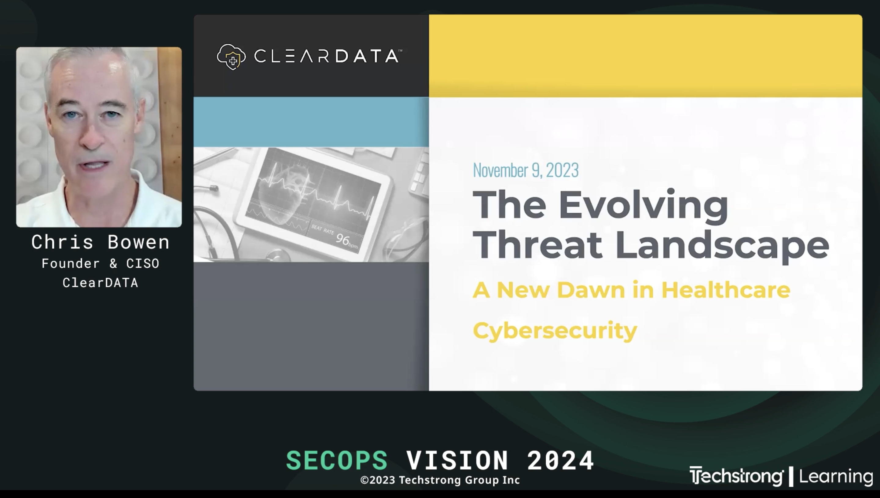 The Evolving Threat Landscape: A New Dawn in Cybersecurity with Chris Bowen | SecOps Vision 2024 ...